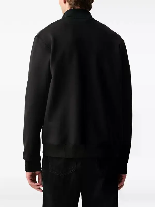 Karl Lagerfeld Logo-print Zip-up Sweatshirt