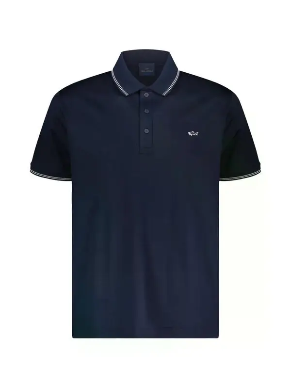 Paul & Shark Embroidered-logo Polo Shirt - Blue
