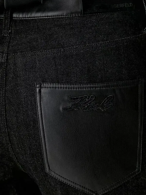 Karl Lagerfeld Stripe-detail Jeans