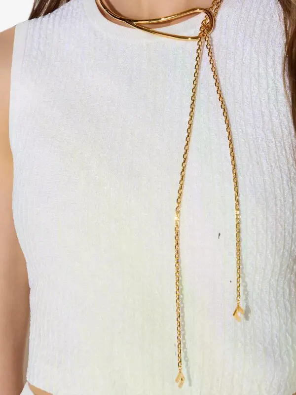 Elisabetta Franchi Top In Knit Fabric