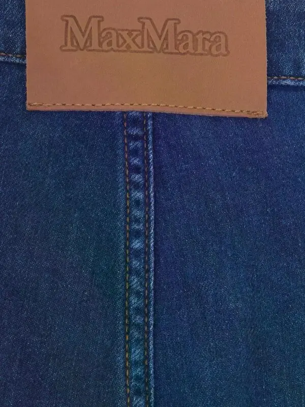 Max Mara Pleated Wide-leg Jeans