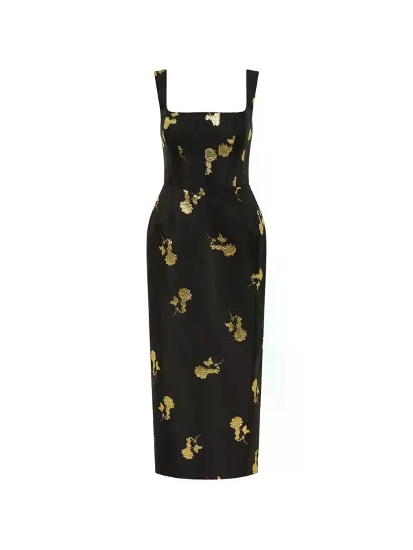 Rebecca Vallance Mariya Midi Dress - Black