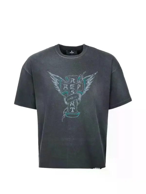 REPRESENT Westside Graphic-print T-shirt - Black
