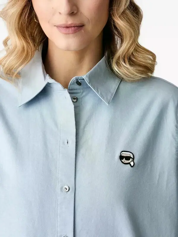 Karl Lagerfeld Logo-patch Button-down Shirt