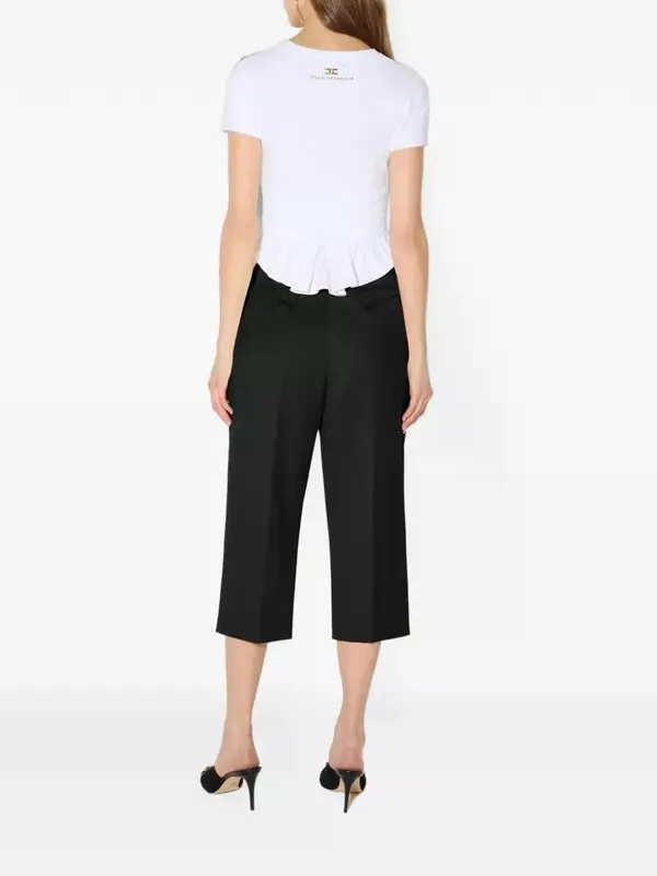 Elisabetta Franchi Jersey T-shirt With Jewel Detail - White