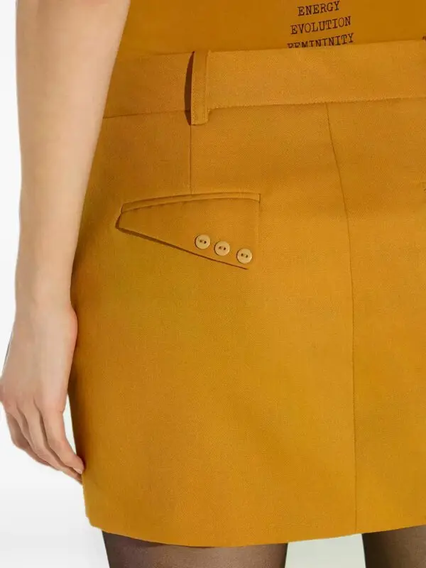 Elisabetta Franchi Gabardine Skirt