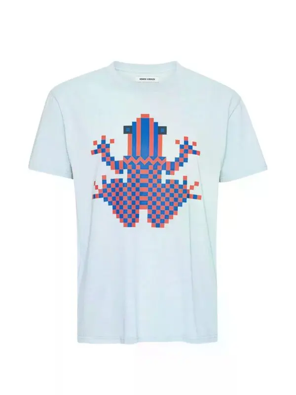 Henrik Vibskov Cross Stitch T-shirt - Blue
