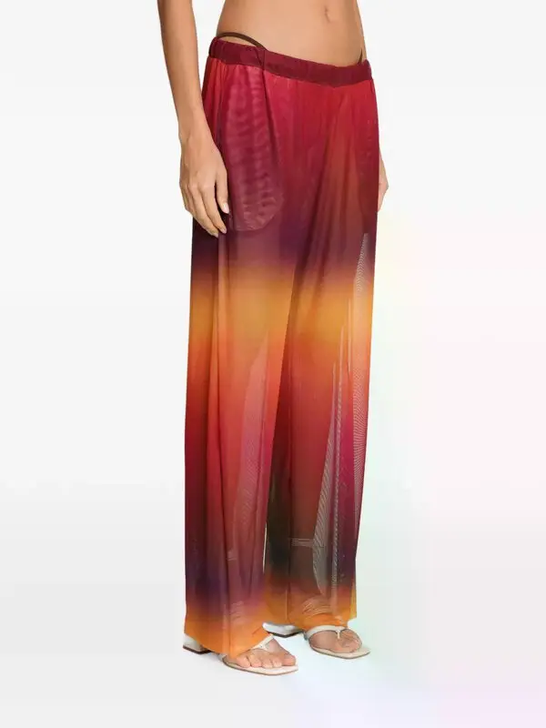 AMIR SLAMA X Tati Barbieri Dégradé Mesh Palazzo Pants