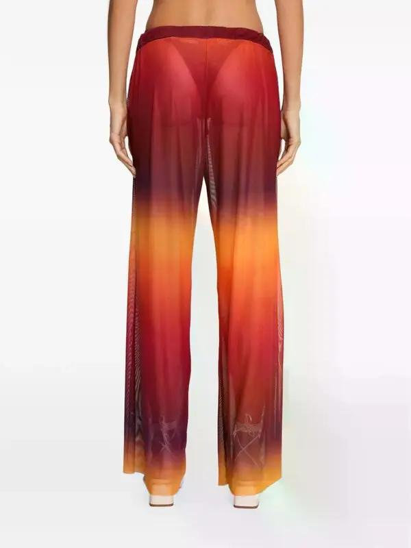 AMIR SLAMA X Tati Barbieri Dégradé Mesh Palazzo Pants