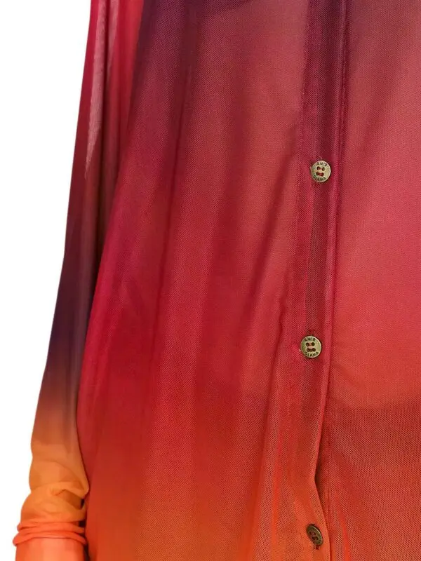 AMIR SLAMA X Tati Barbieri Gradient Mesh Shirt