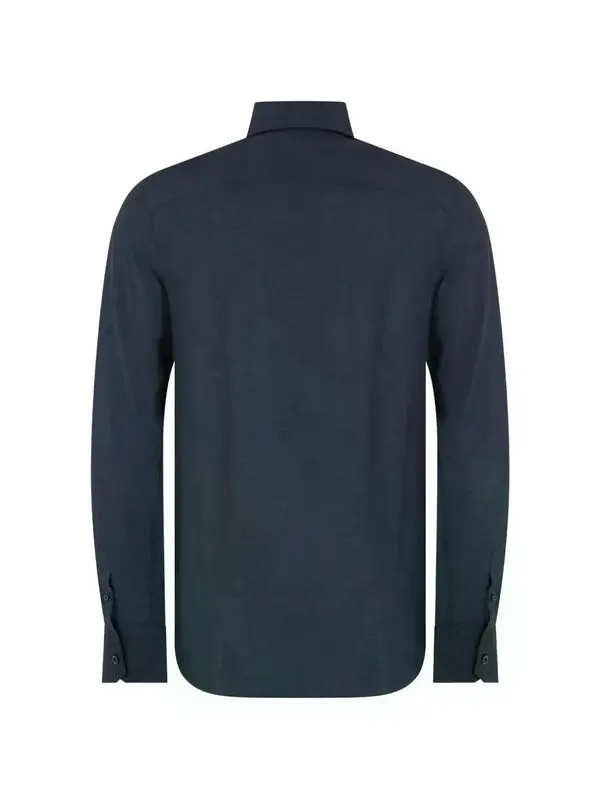 MOORER Long-sleeve Shirt - Blue