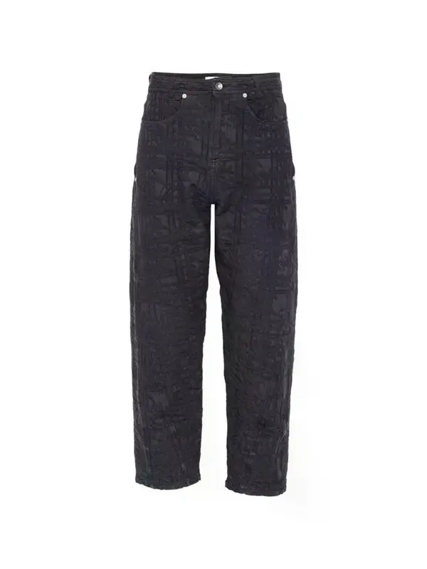 Henrik Vibskov Amphi Jacquard Trousers - Black