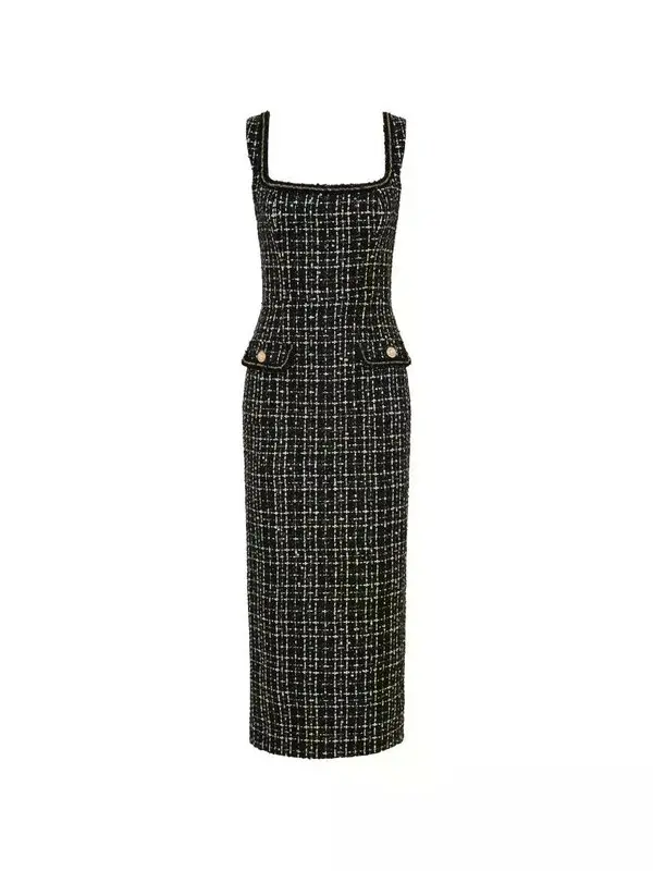 Rebecca Vallance Meringue Midi Dress - Black