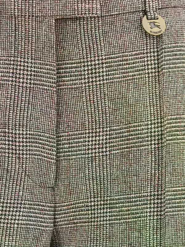 Burberry Check Tailored Trousers