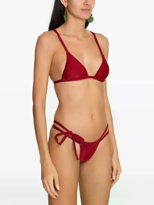 AMIR SLAMA X Tati Barbieri Triangle-top Side-tie Bikini