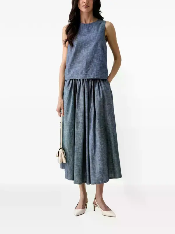 BENETTON Midi Flared Skirt