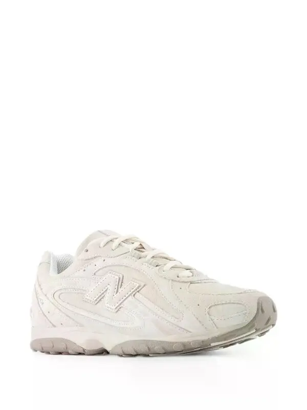 NEW BALANCE Suede Panelled Sneakers - Neutrals