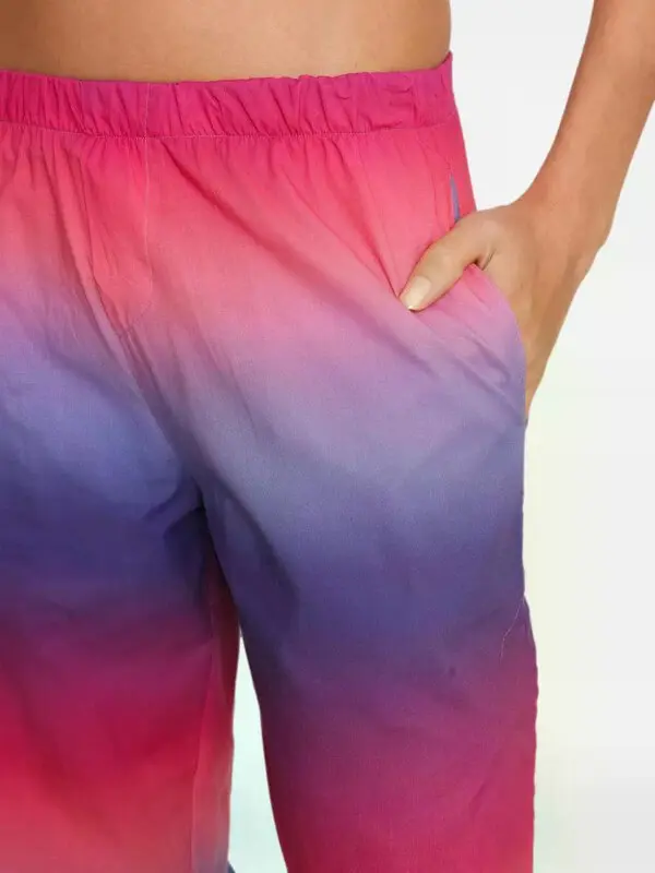 AMIR SLAMA X Tati Barbieri Ombre-effect Straight-leg Trousers