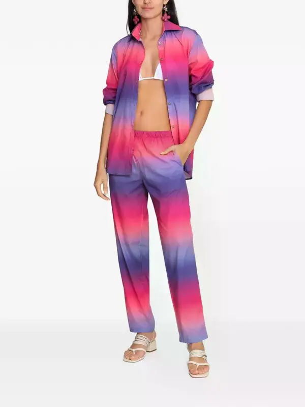 AMIR SLAMA X Tati Barbieri Gradient-effect Long-sleeved Shirt