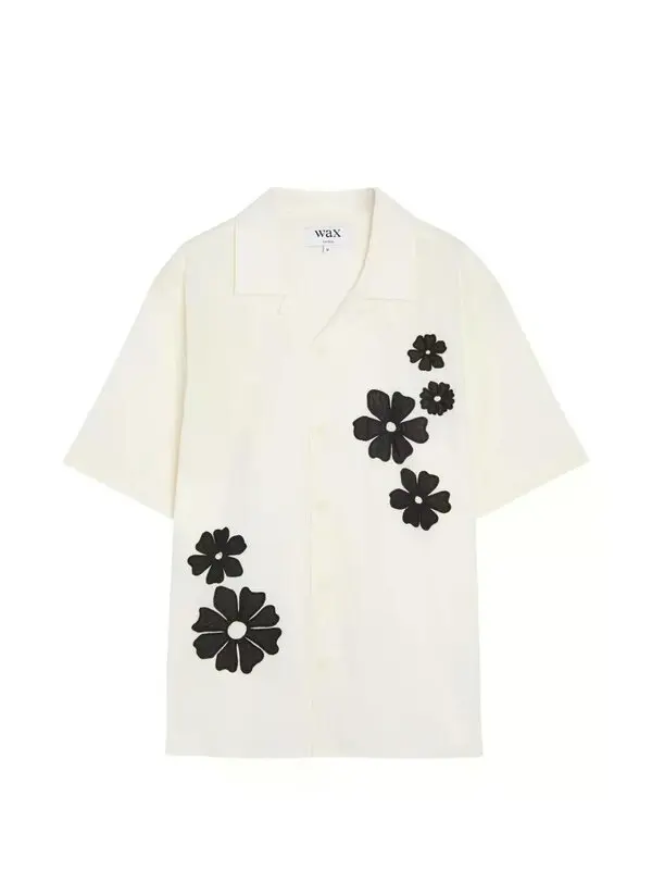 WAX LONDON Didcot Short-sleeve Shirt - Neutrals