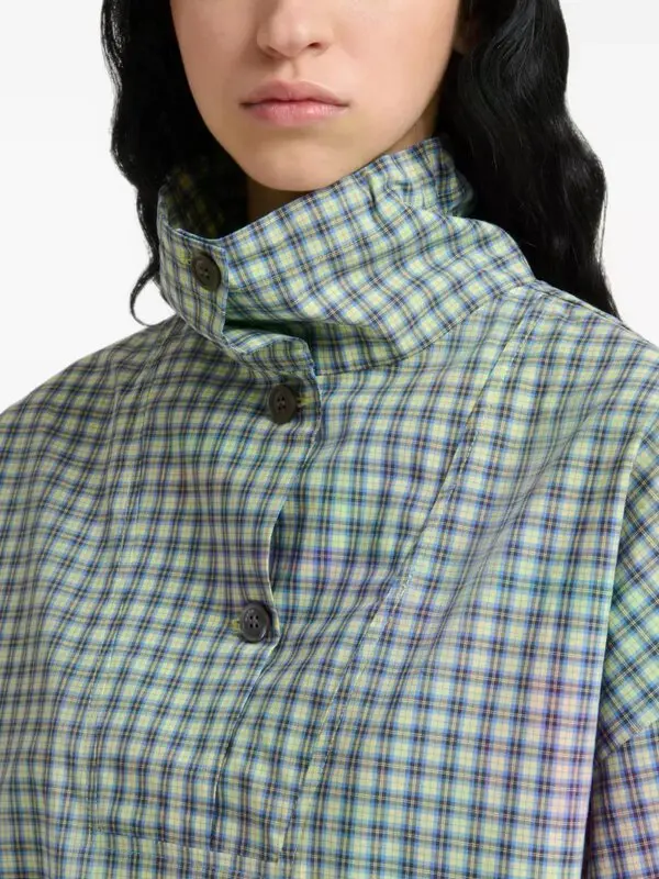 Marni Checked Drawstring Shirt