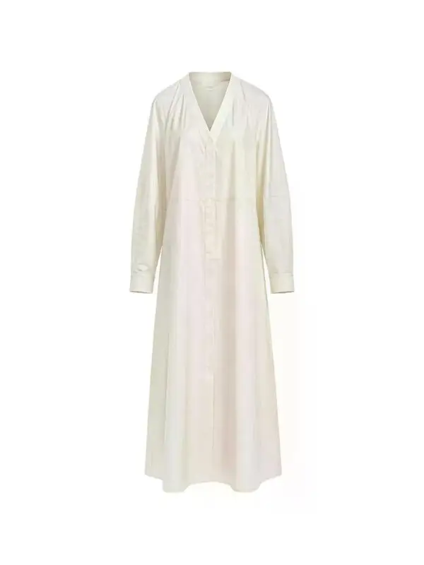 RETORI V-neck Midi Dress - Neutrals