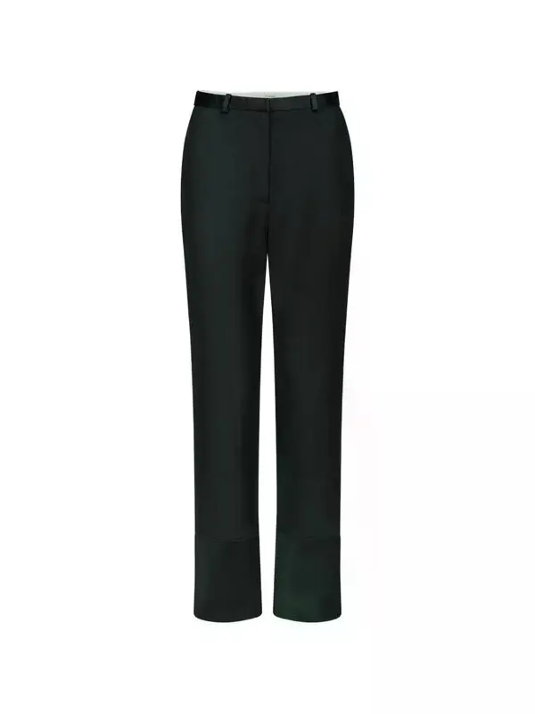 Loulou De Saison Mahoney Lds Straight-leg Trousers - Black