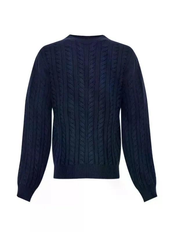 A.p.c. Cable-knit Sweater - Blue