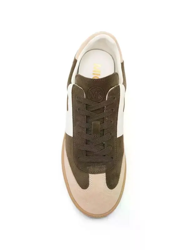 Michael Kors Jovie Panelled Lace-up Sneakers - Green