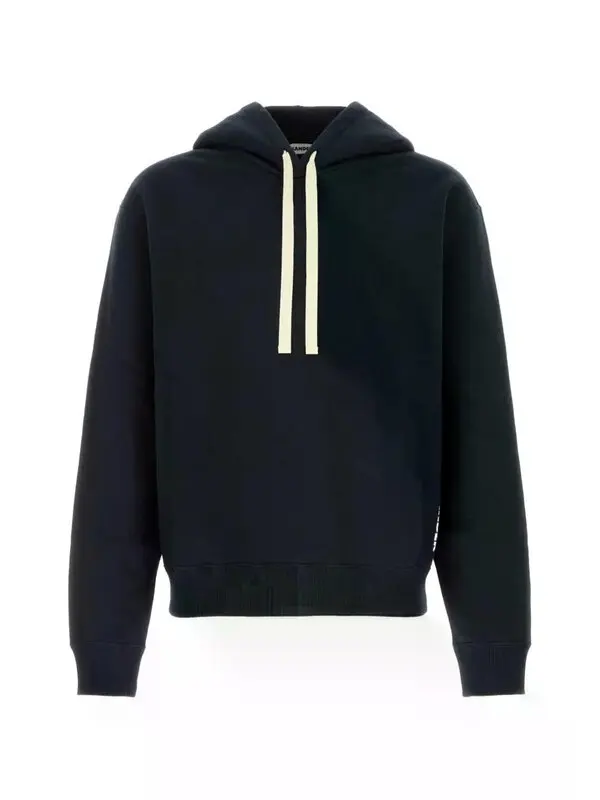 JIL SANDER Drawstring-fastening Hoodie - Blue