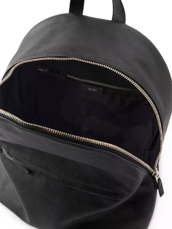 TOM FORD Logo-print Grained-leather Backpack