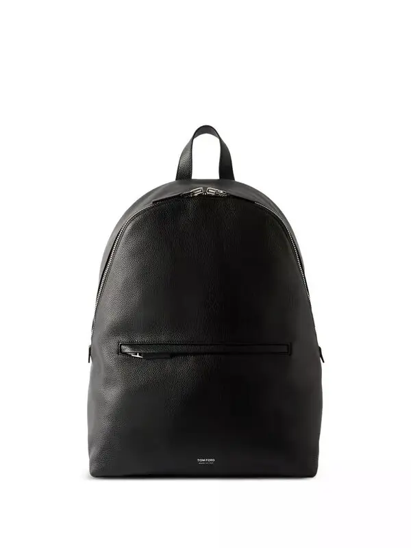 TOM FORD Logo-print Grained-leather Backpack