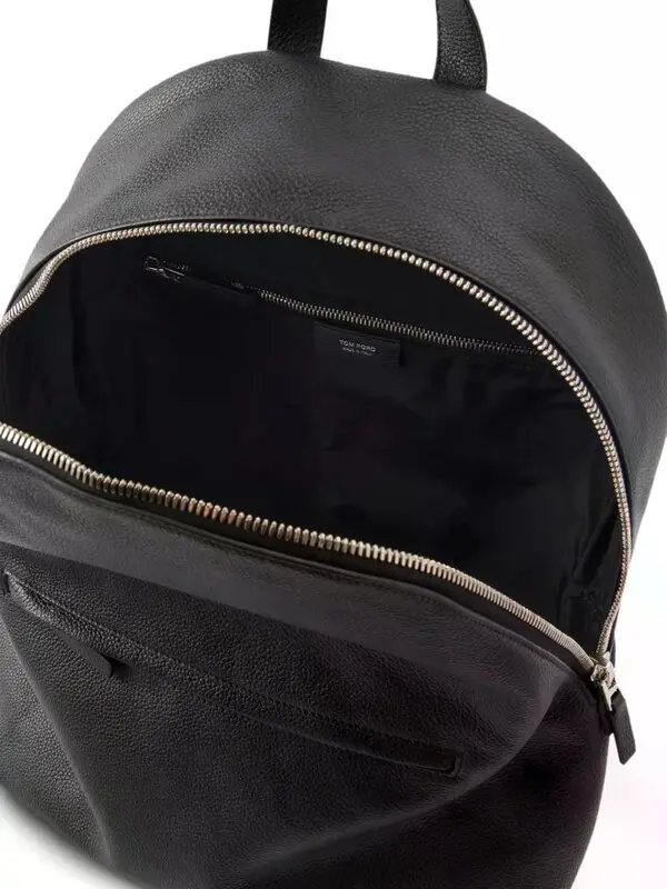TOM FORD Logo-print Grained-leather Backpack