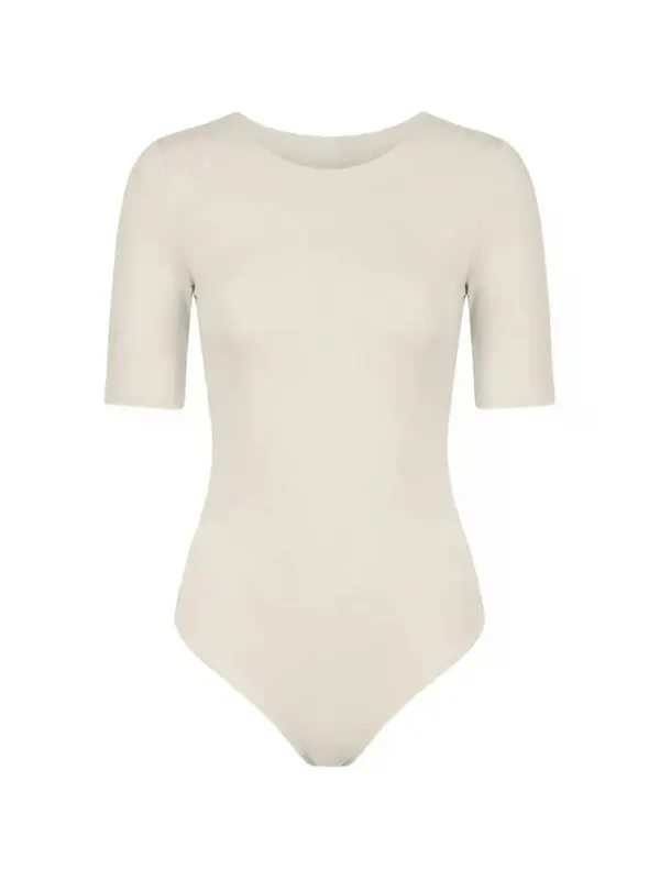 Wolford Bahamas Short-sleeved Bodysuit - Neutrals