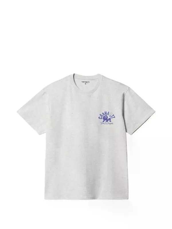 Carhartt Work In Progress Built Different Logo-print Short-sleeve T-shirt - Grey