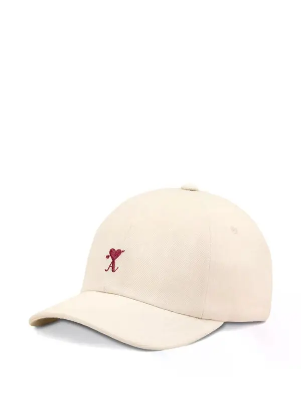 AMI Paris Cotton Arrow Cap