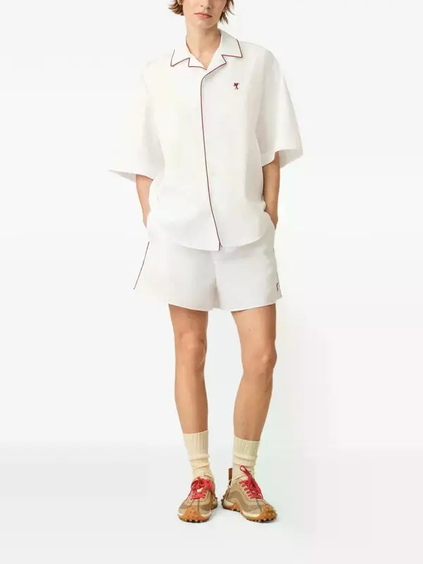 AMI Paris Cotton Short Sleeves Arrow Shirt