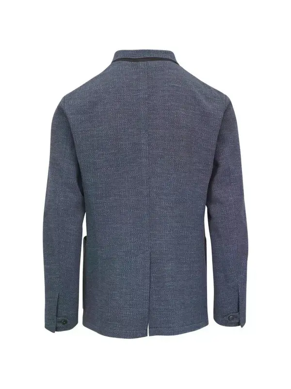 Canali Textured-finish Notch-lapels Jacket
