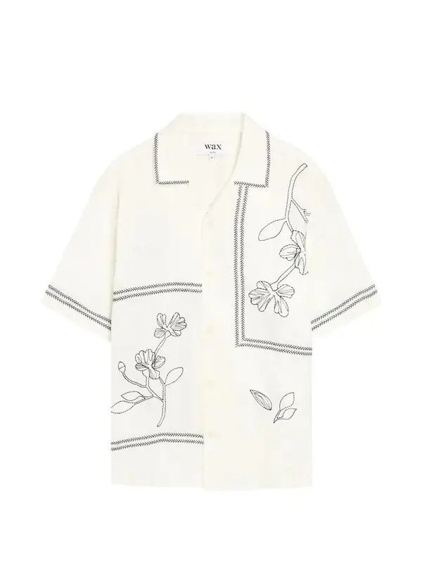 WAX LONDON Didcot Short-sleeve Shirt - White
