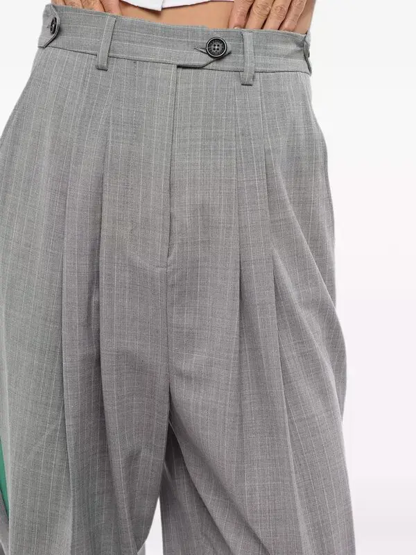 John Richmond Pinstripe-pattern Pleated Trousers