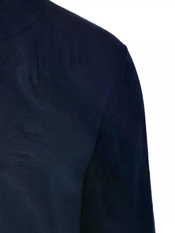 Pal Zileri Zip-up High-neck Cardigan - Blue