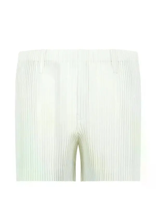 Issey Miyake Belt-loop Shorts - Green