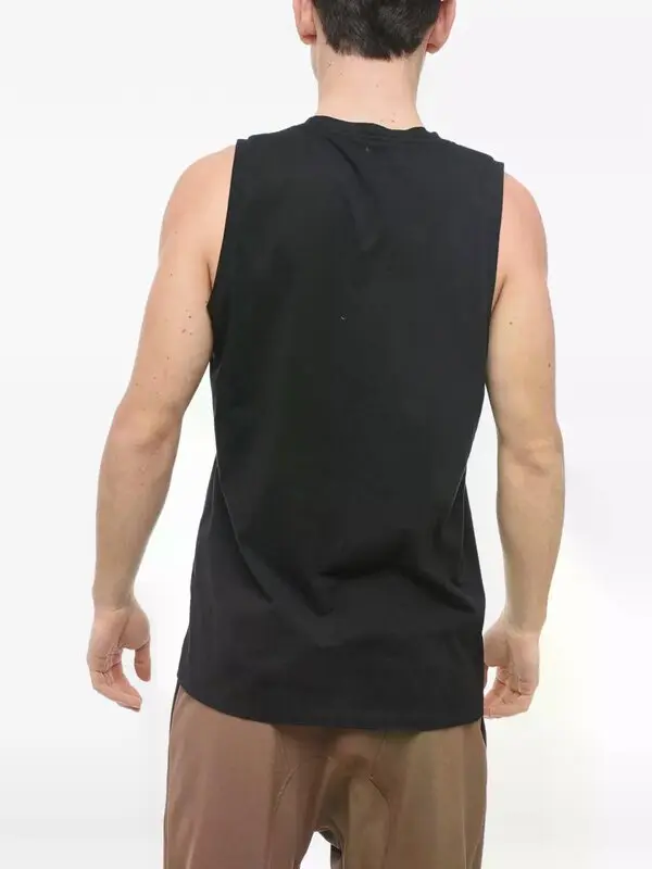 Neil Barrett Fleur-de-thunder Embroidered Tank Top