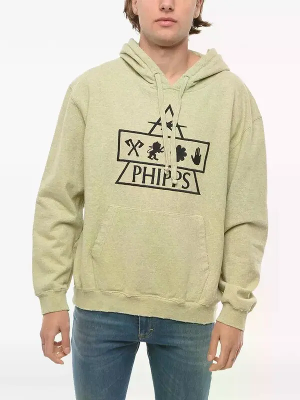 PHIPPS Logo-embroidered Hoodie - Green