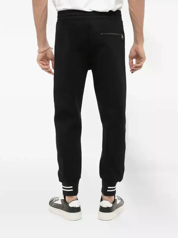 Neil Barrett Biker-style Side-stripe Track Pants