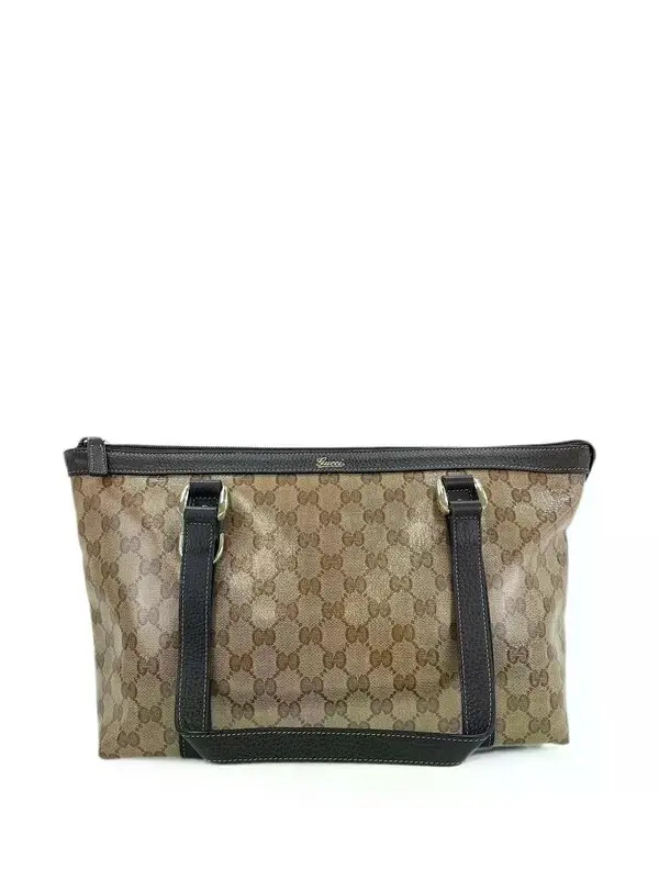 Gucci 2000s Gg Crystal Shoulder Bag