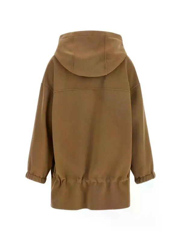 Max Mara Hooded Drawstring Coat