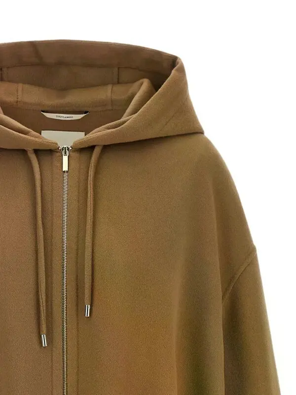 Max Mara Hooded Drawstring Coat