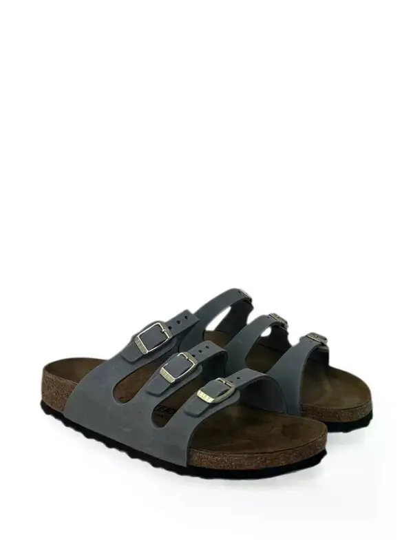 BIRKENSTOCK Florida Buckle-fastening Sandals - Grey