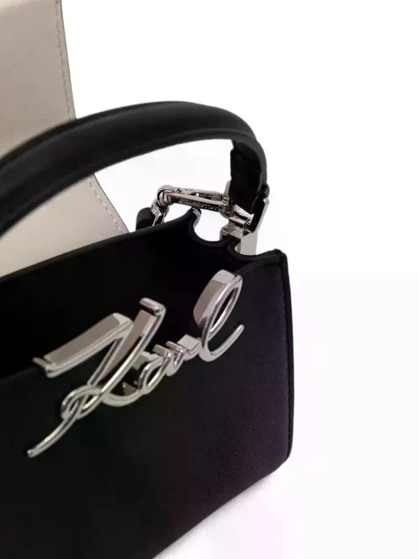 Karl Lagerfeld Karl Signature Logo-plaque Mini Shoulder Bag